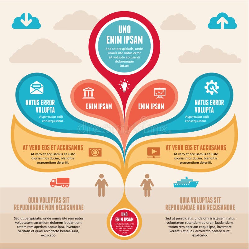 Mindmap, Hand Drawn Scheme Infographic Design Stock Vector ...