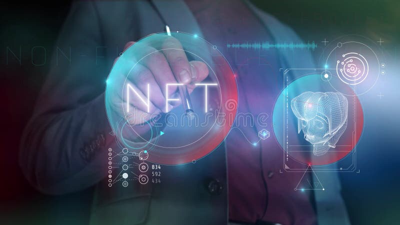 Infographic about the Creation of the NFT Collection Stock Video ...