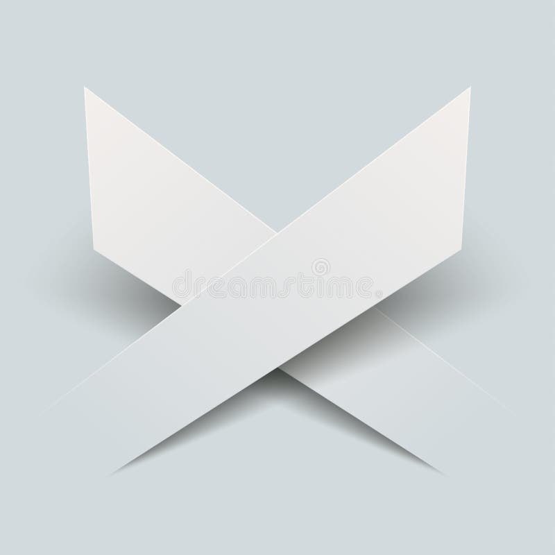 Infographic 2 Cutting Banners Cross Stock Vector - Illustration of ...