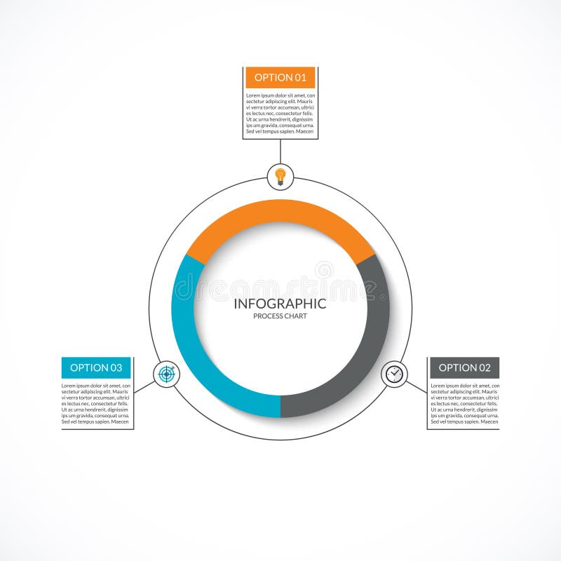 Infographic Cycle Diagram. Process Chart with 9 Options Stock ...
