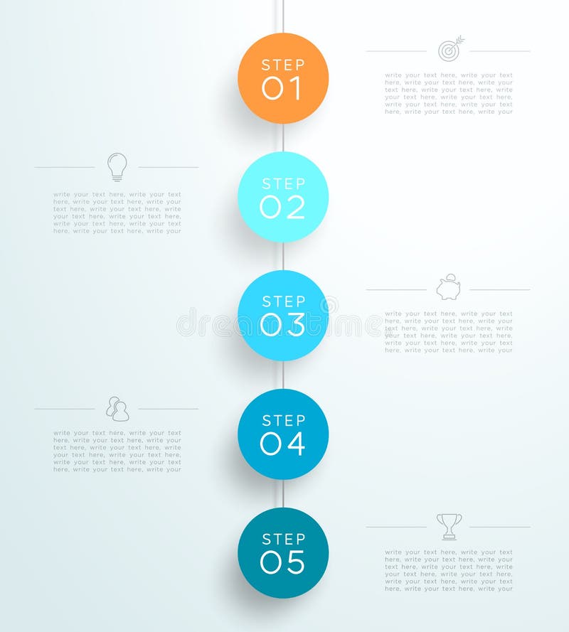 Editable 5 Linked Circles Stock Illustrations – 13 Editable 5 Linked ...