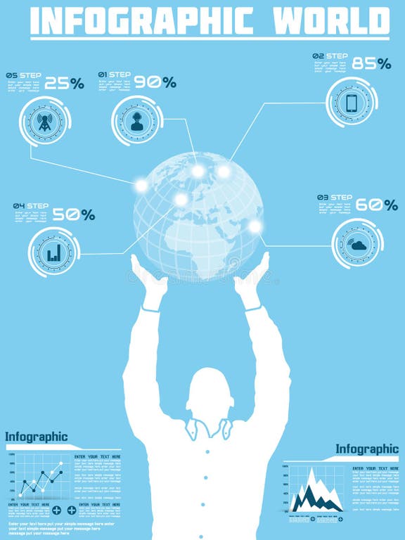 Infographic Demographic Elements Chart and Graphic Stock Vector ...