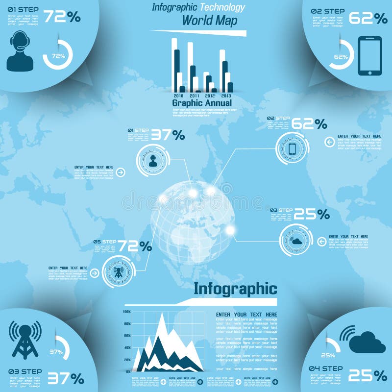Infographic Demographic Elements Chart and Graphic Stock Vector ...