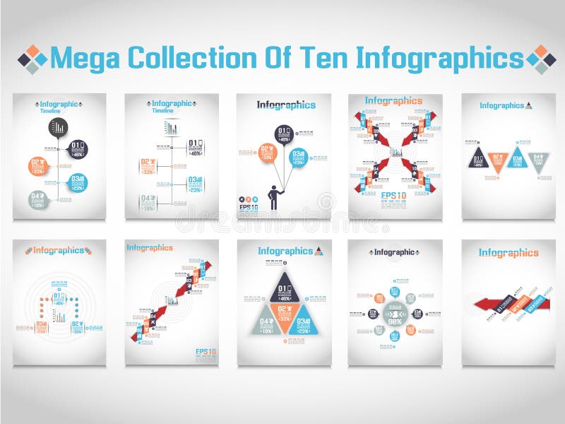 Infographic Demographic Elements Chart and Graphic Stock Vector ...
