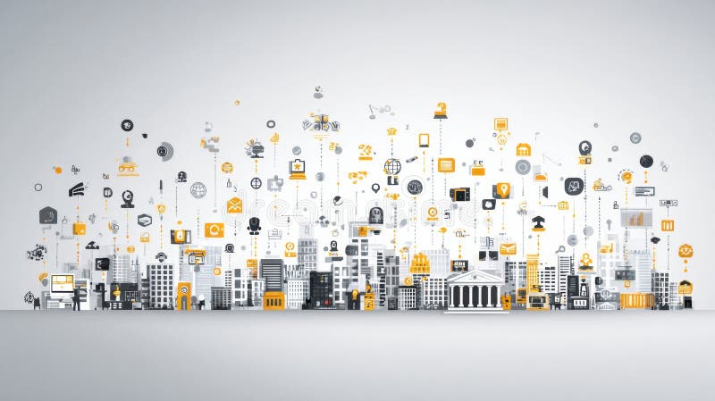 An Infographic Depicting the Interconnected Elements and Structures of ...