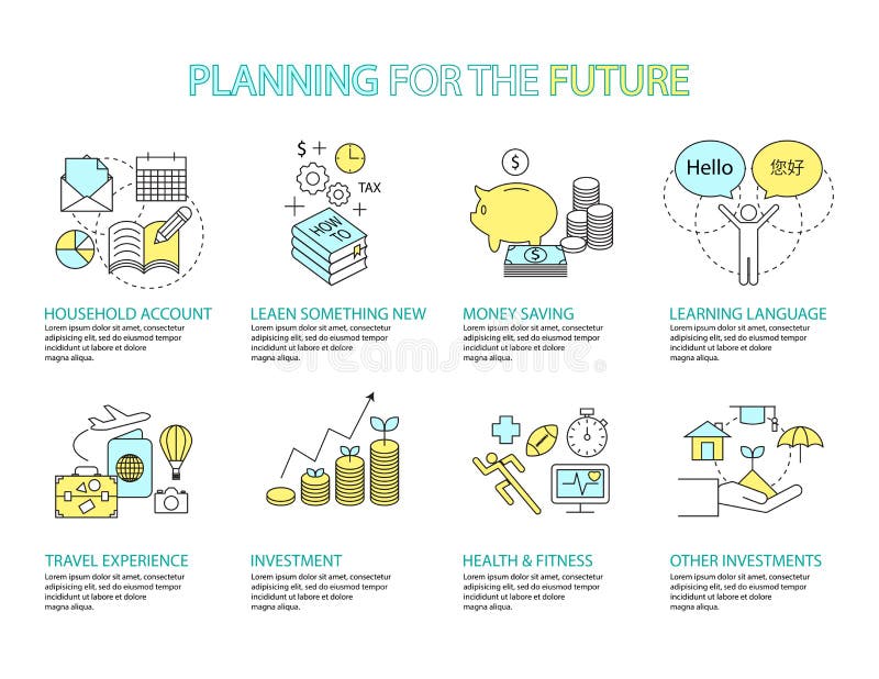 Infographic Design Concept Planning the Future Stock Vector ...