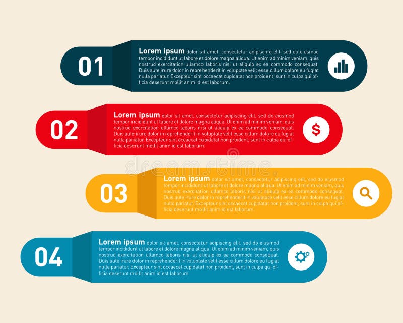 Infographic Design Element Modern Information Template Stock ...