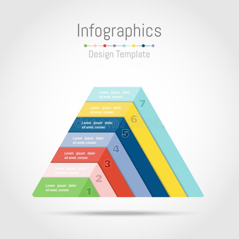 Infographic Design Elements with Triangle Shape for Your Business Data ...
