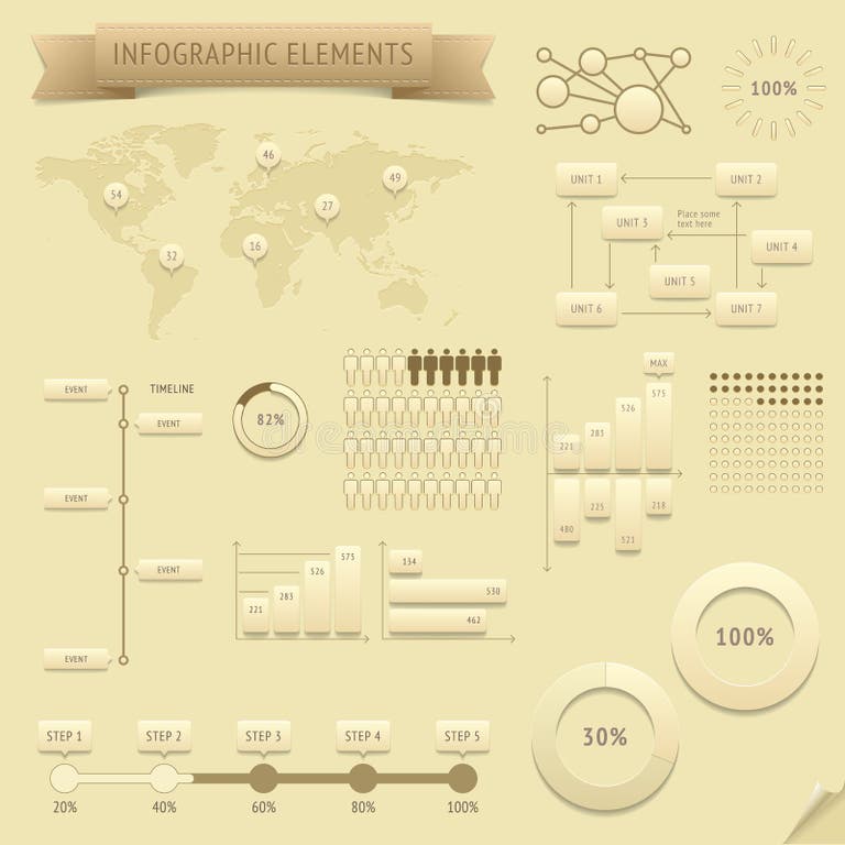 Brown Infographic Stock Illustrations – 9,180 Brown Infographic Stock ...