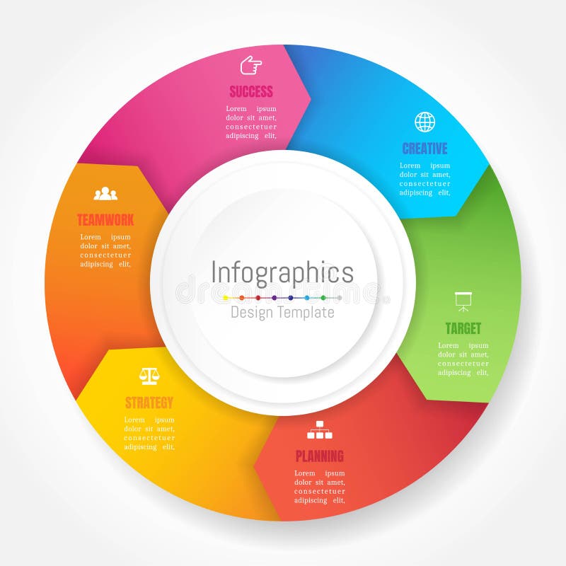 Infographic Wheel 6 Stock Illustrations – 406 Infographic Wheel 6 Stock ...