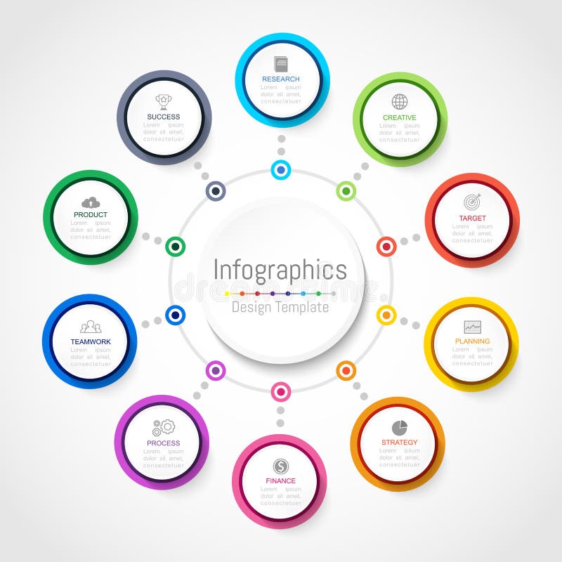 Infographic Design Elements for Your Business Data with 5 Options ...