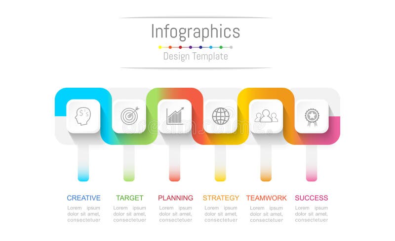 Infographic Design Elements for Your Business Data with 6 Options ...