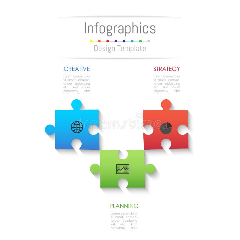 Three Options Puzzle Diagram Stock Illustrations – 102 Three Options ...
