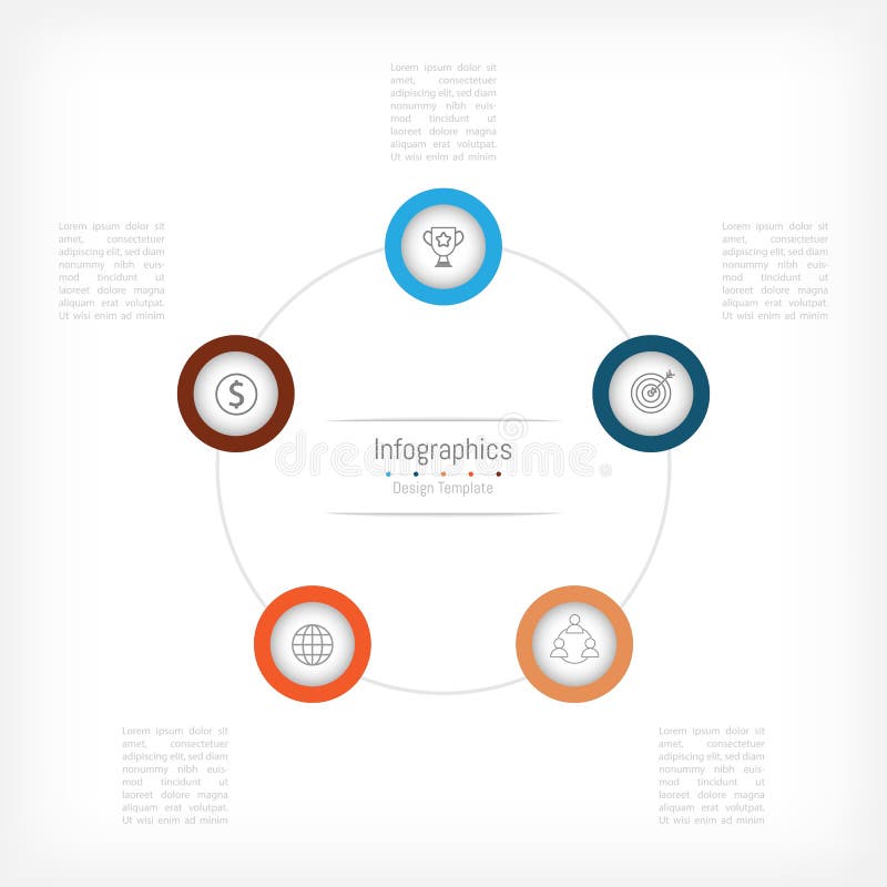 Infographic Design Elements on White Background for Your Business Data ...