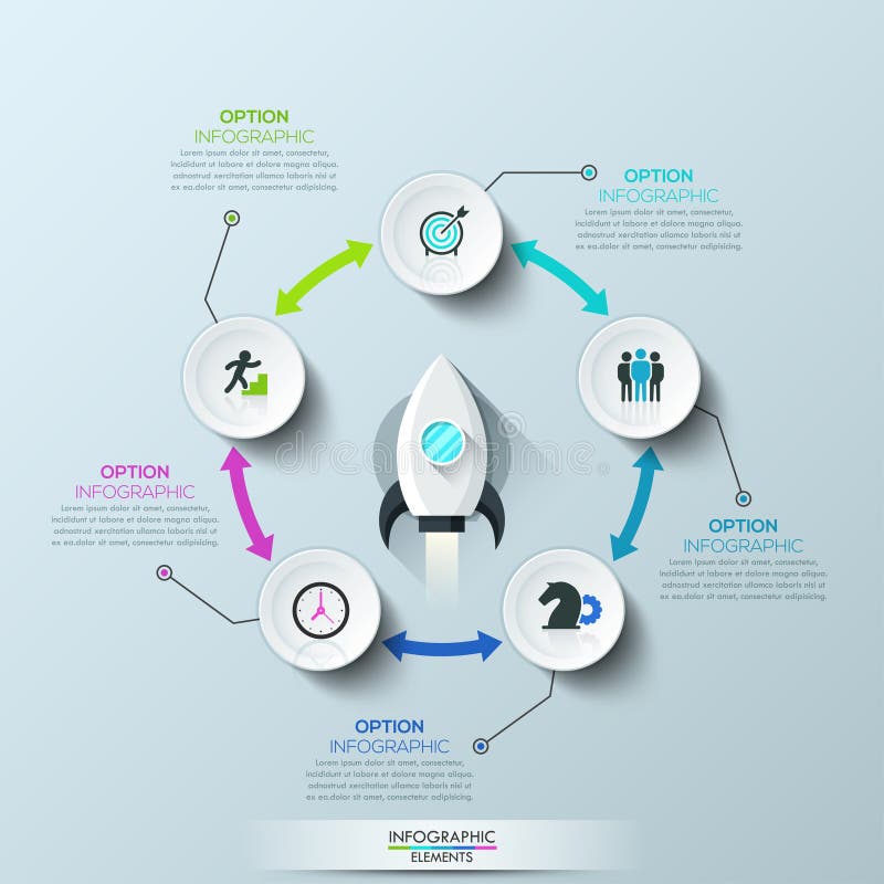 Infographic design layout stock vector. Illustration of business - 93300060