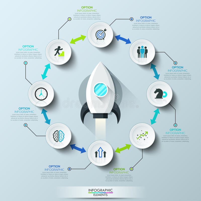 Infographic design layout stock vector. Illustration of marketing ...