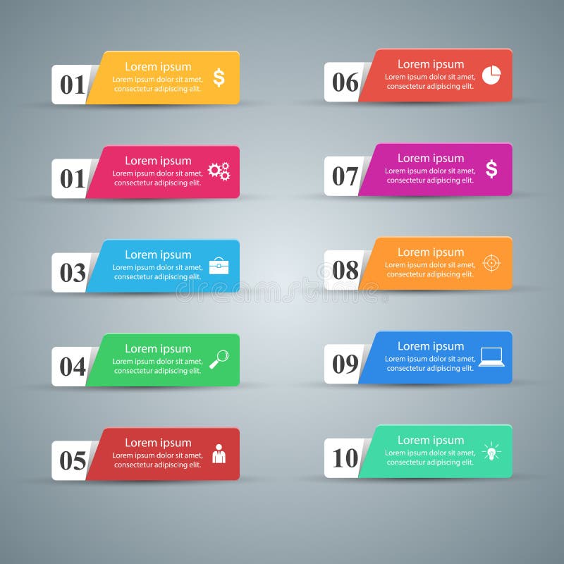 Infographic Design List Items Stock Illustrations – 420 Infographic ...