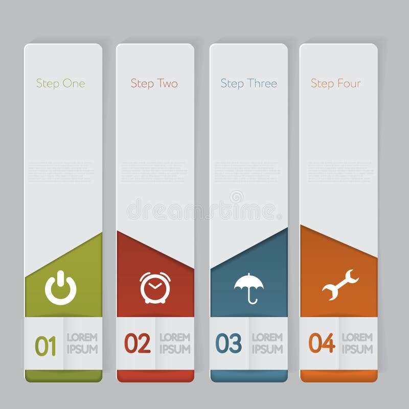 Infographic. Design Number Banners Template Graphic or Website Layout ...