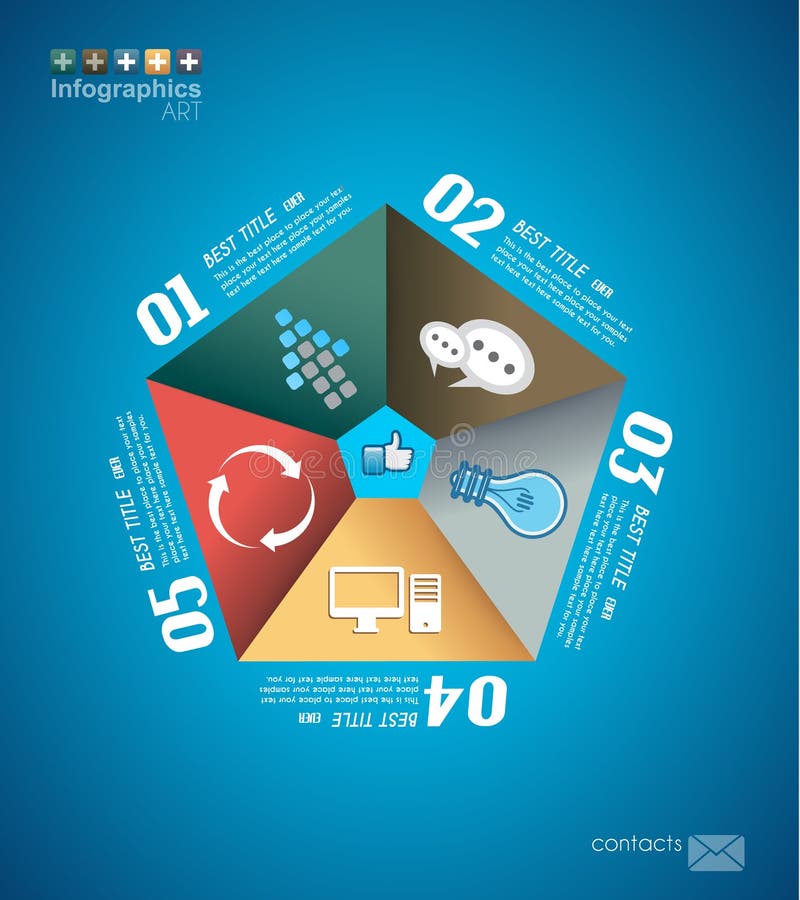 Infographic Design - Original Paper Stock Vector - Illustration of ...