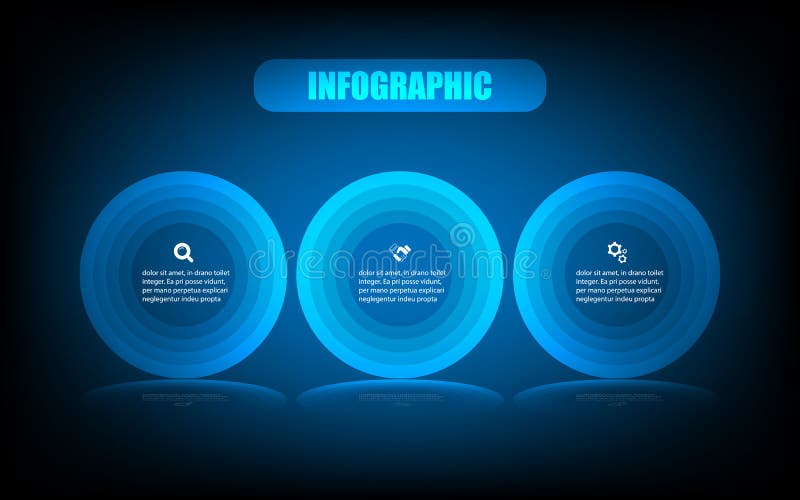Infographic Design Overlays Multiple Circles To Create Complex ...