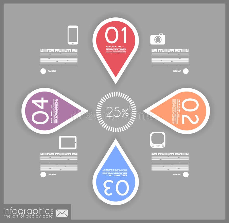 Infographic Design for Product Ranking Stock Illustration ...