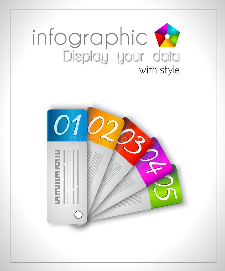 Infographic Design for Product Ranking Stock Illustration ...