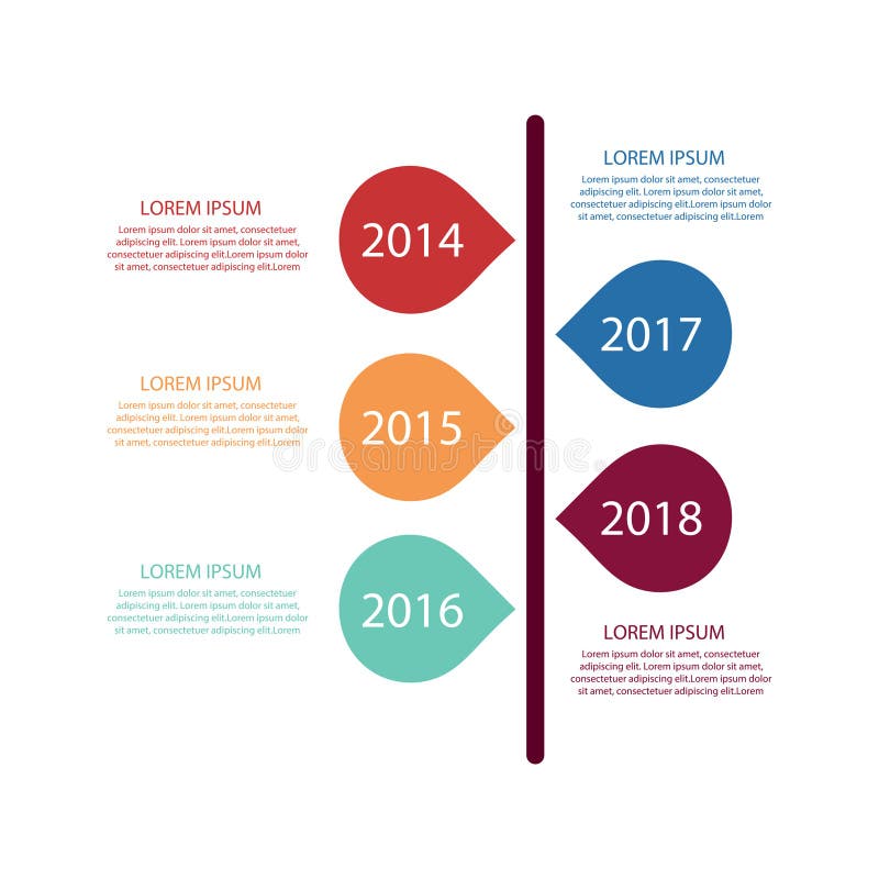 Timeline Business Concept Infographic Template, Can Be Used for ...