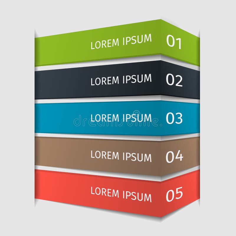 Infographic Design Step Up Template. Vector Illustration. Stock Vector ...