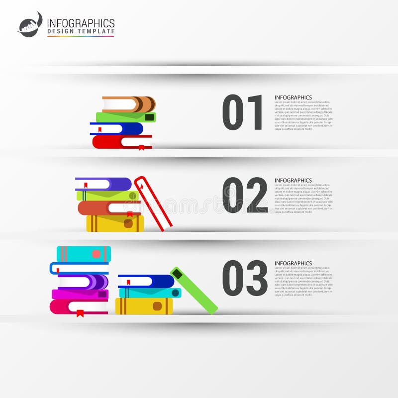 Design Bookmark Template. Infographics Timeline Stock Vector ...