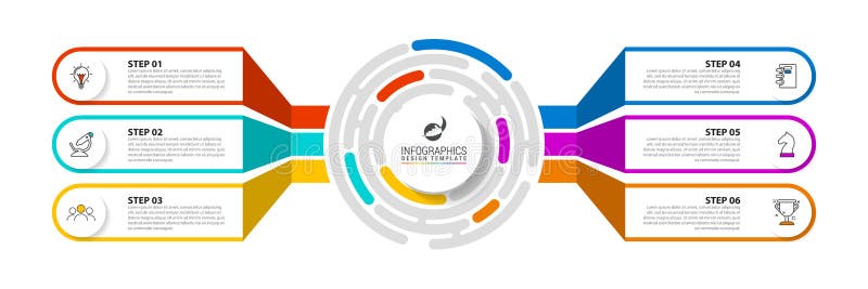 Creative Organization Chart. Infographic Design Template Stock Vector ...