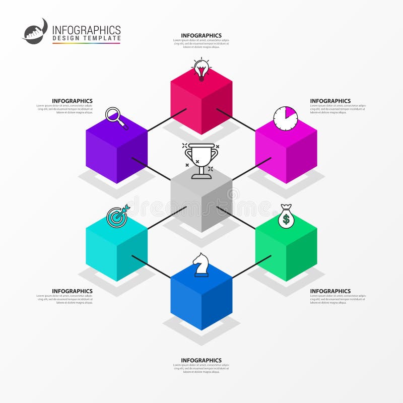 Creative Organization Chart. Infographic Design Template Stock Vector ...