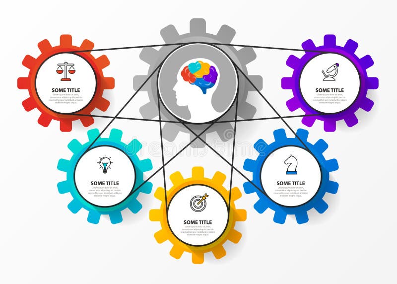 Design Thinking Process. Infographic Design Template Stock Vector ...