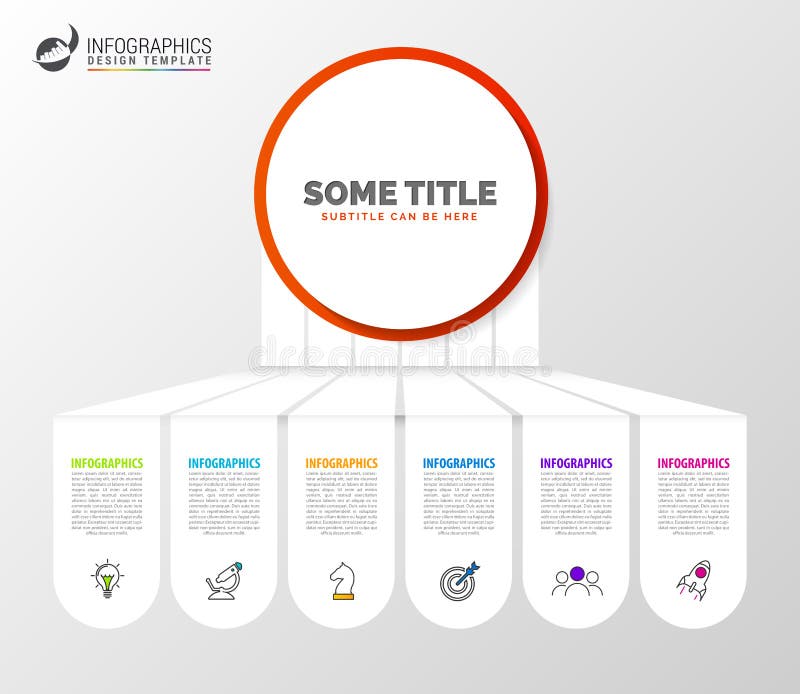 Creative Organization Chart. Infographic Design Template Stock Vector ...