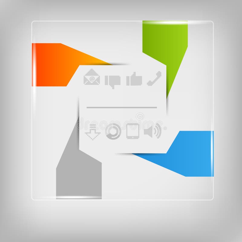 Infographic Design Template Stock Vector - Illustration of frame ...