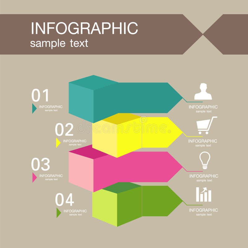 Infographic Design Template with Graphic Elements Set Illustration ...