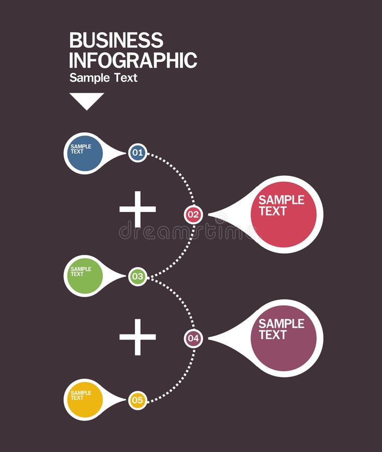 Infographic Design Template with Graphic Elements Set Illustration ...