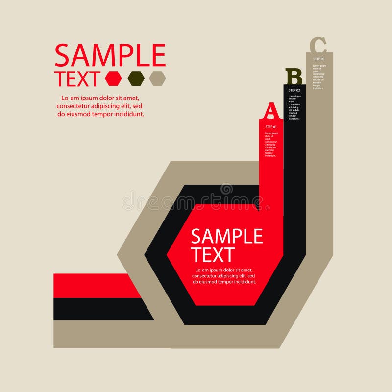 Infographic Design Template with Graphic Elements Set Illustration ...