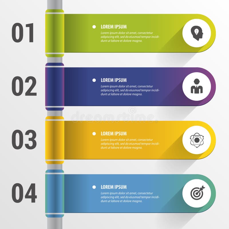 Infographic Design Template with Icons. Banner Stock Vector ...