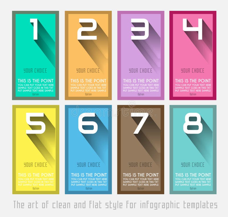 Infographic Design Template Ideal To Display Information Stock ...