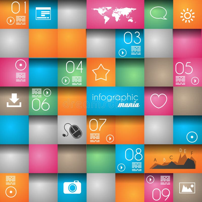 Infographic Design Template. Ideal To Display Information Stock Vector ...