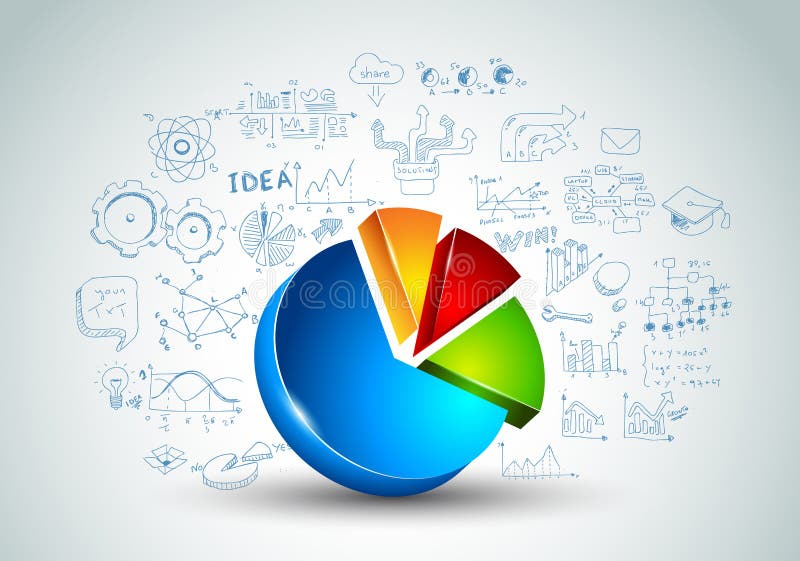 Infographic Design Template with Modern Flat Style. Stock Vector ...