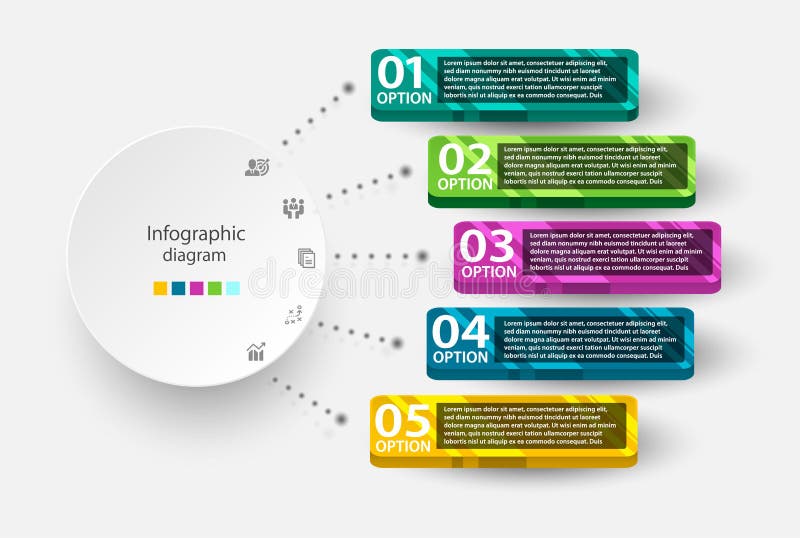 Infographic Design Template for Multiple Purpose of Use. Stock Vector ...