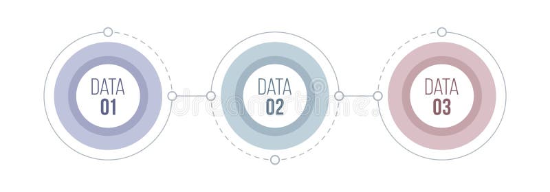 Infographic Design Template with 3 Options, Steps or Parts. the Concept ...
