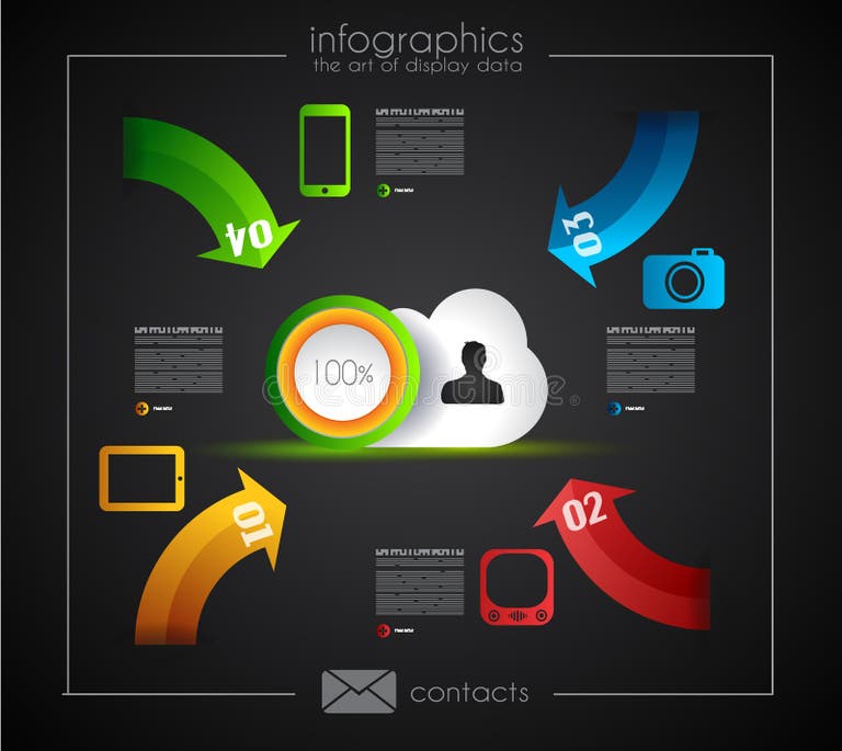 Cloud Infographic Template Stock Illustrations – 23,959 Cloud ...