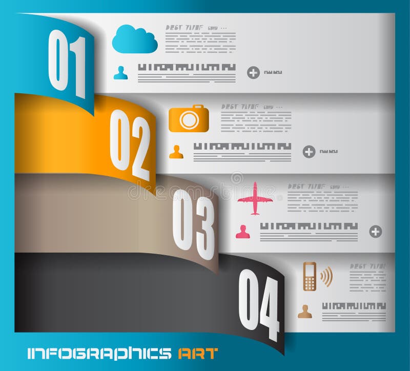 Infographic Design Template - Data Display Stock Illustration ...