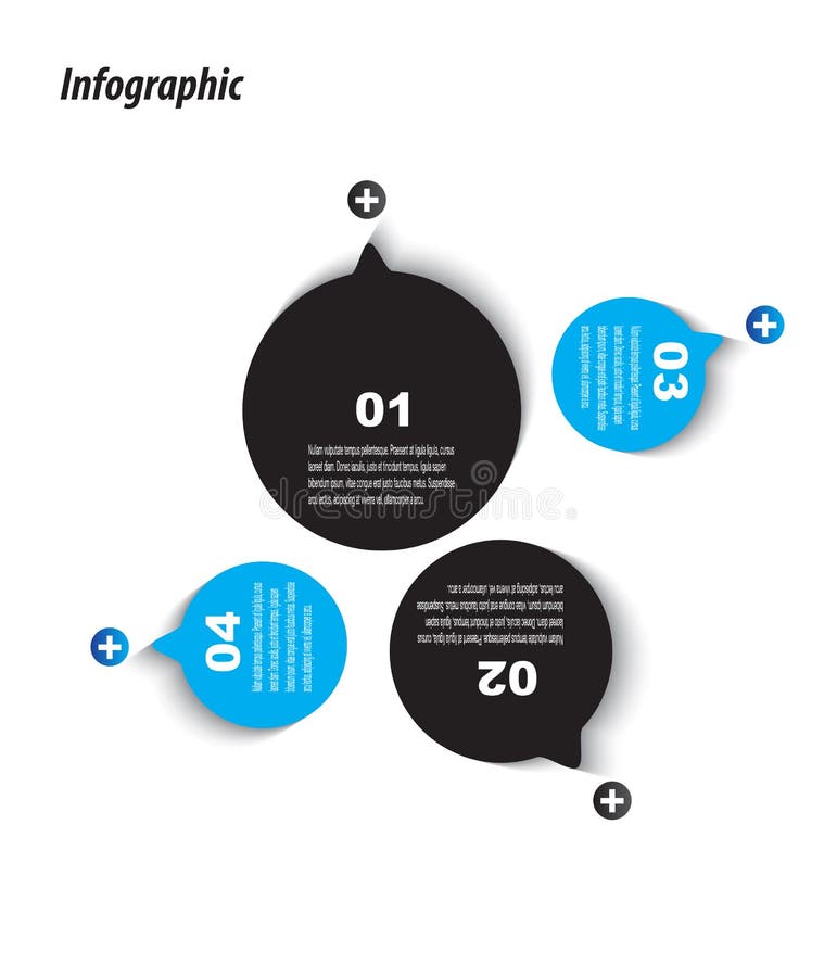 Infographic Design Template with Paper Tags. Stock Vector ...