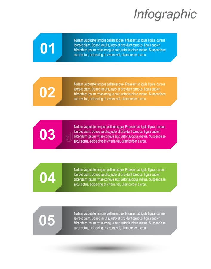 Infographics Banners for Web Layout. Stock Vector - Illustration of ...