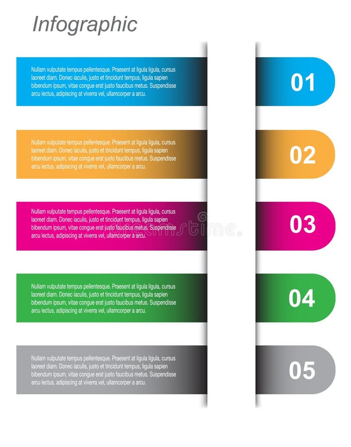 Infographics Banners for Web Layout. Stock Vector - Illustration of ...