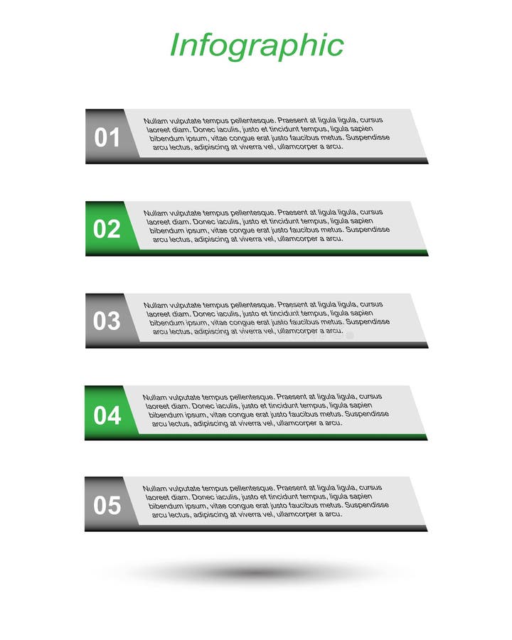 Infographics Banners for Web Layout. Stock Vector - Illustration of ...