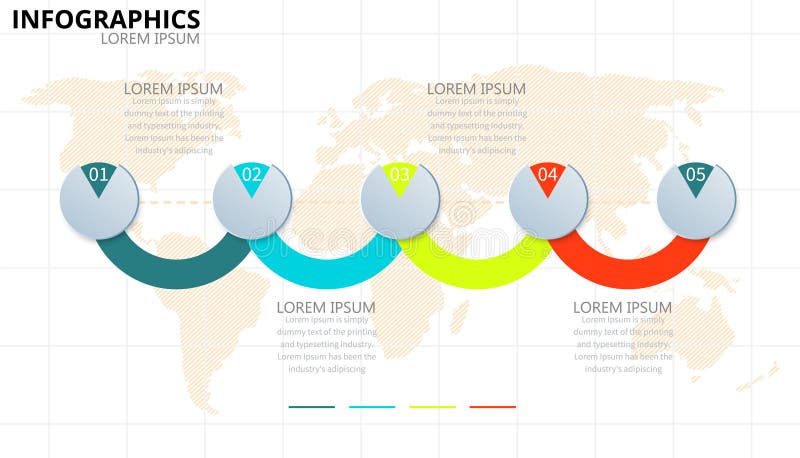 Infographic Design Template with Place for Your Data. Vector ...